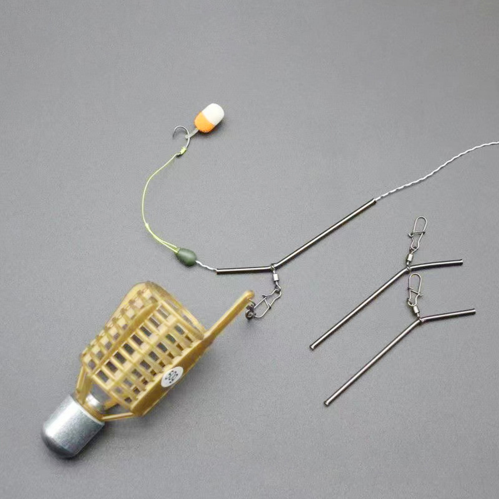 Fishing Bait Cage Feeder for Carp - Lightweight & Portable Lure Trap ...