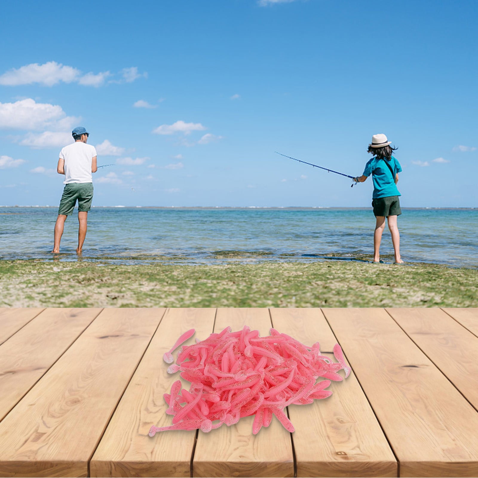 Fishing Bait Paddle Tail Lure Bass Lure Freshwater Fishing Mimic ...