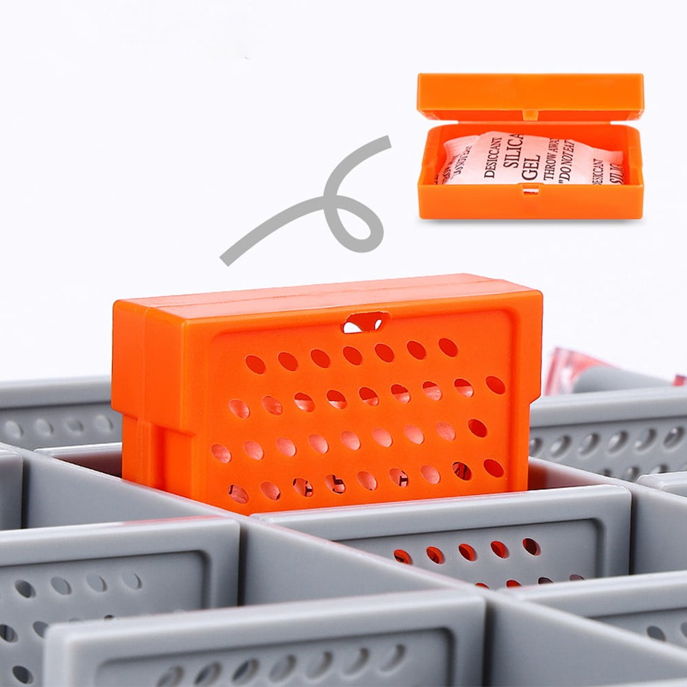 Fishing Bait Storage Organizer Waterproof Trays With Removable Dividers ...