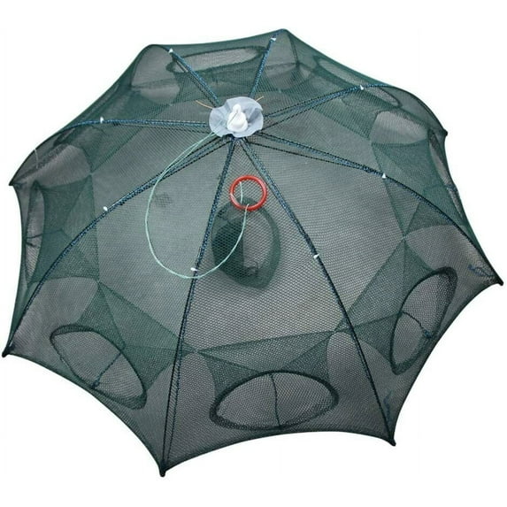Fishing Bait Trap Crab Net Crawdad Shrimp Cast Dip Cage Fish Minnow Foldable NEW - Walmart.com