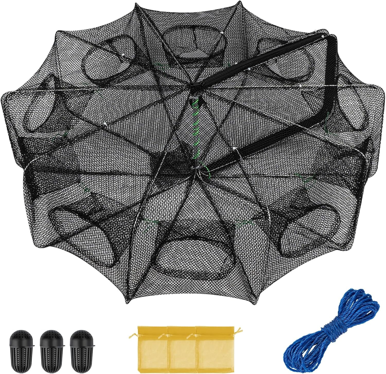 Fishing Bait Trap Crab Net Fishing Trap for Minnow/Crab/Shrimp/Crawdad ...