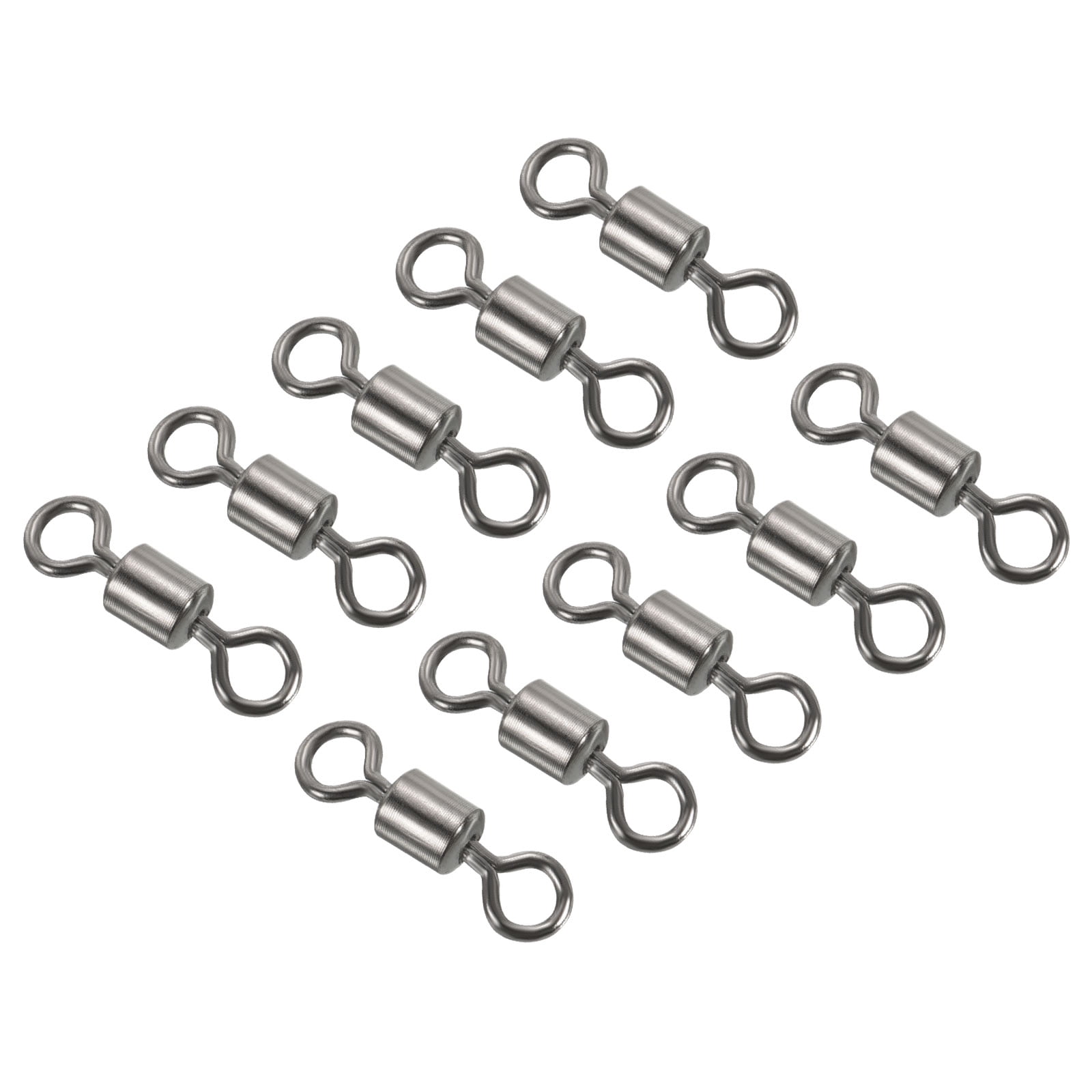 Fishing Barrel Swivels, 40 Pack 125LBS Copper Terminal Tackle for ...