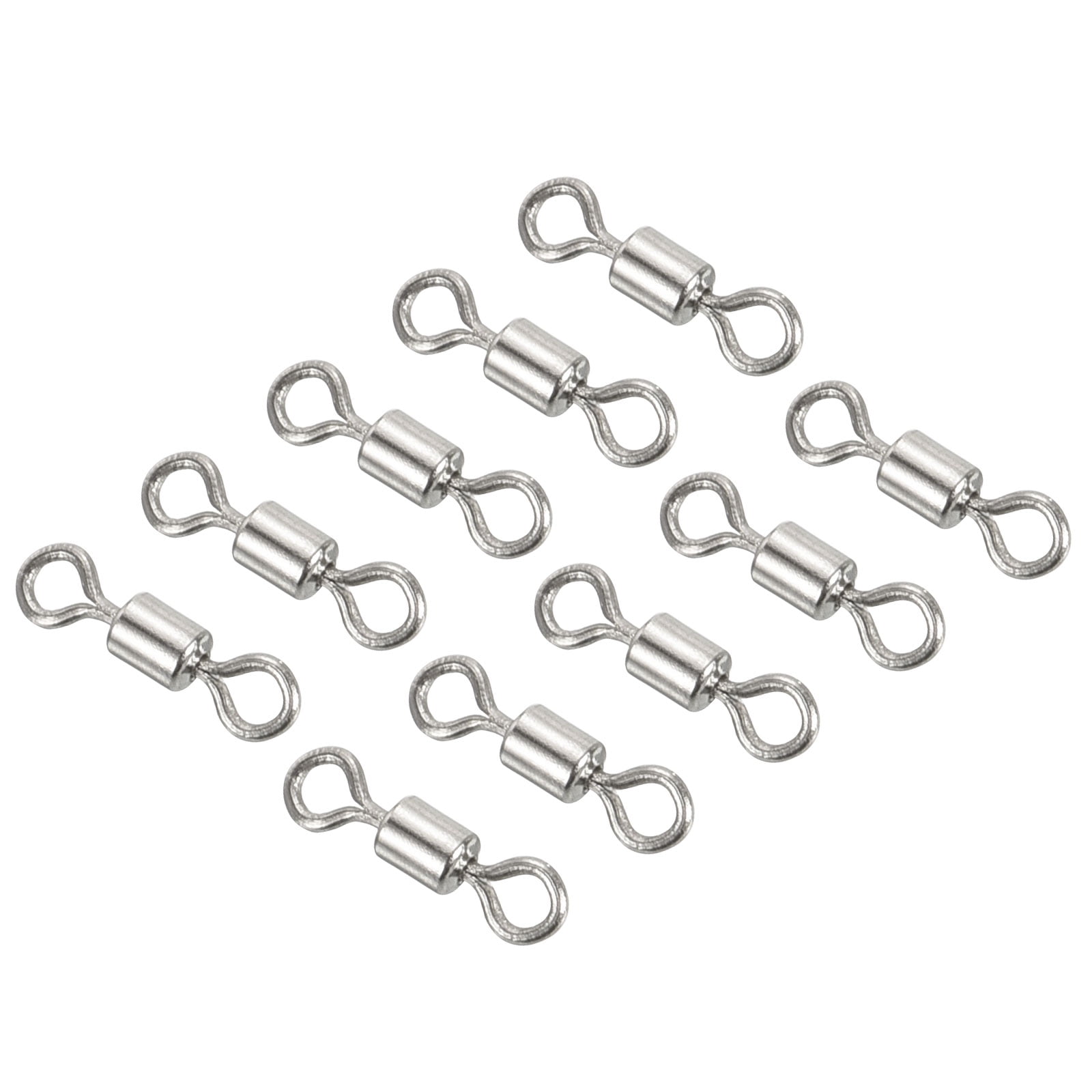 Fishing Barrel Swivels, 40 Pack 17LBS Copper Terminal Tackle for ...