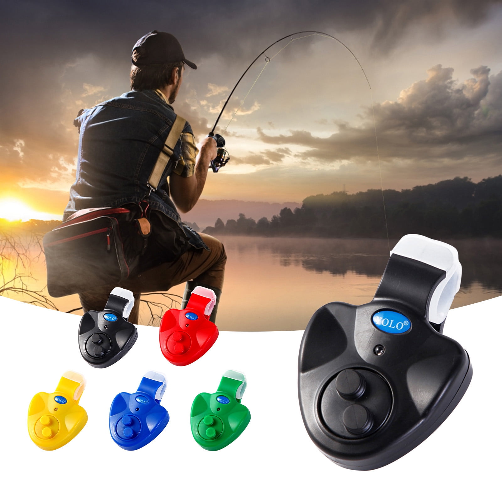 Fishing Bite Alarm under $5! Xqxayjr Electronic Fishing Alarm with LED ...