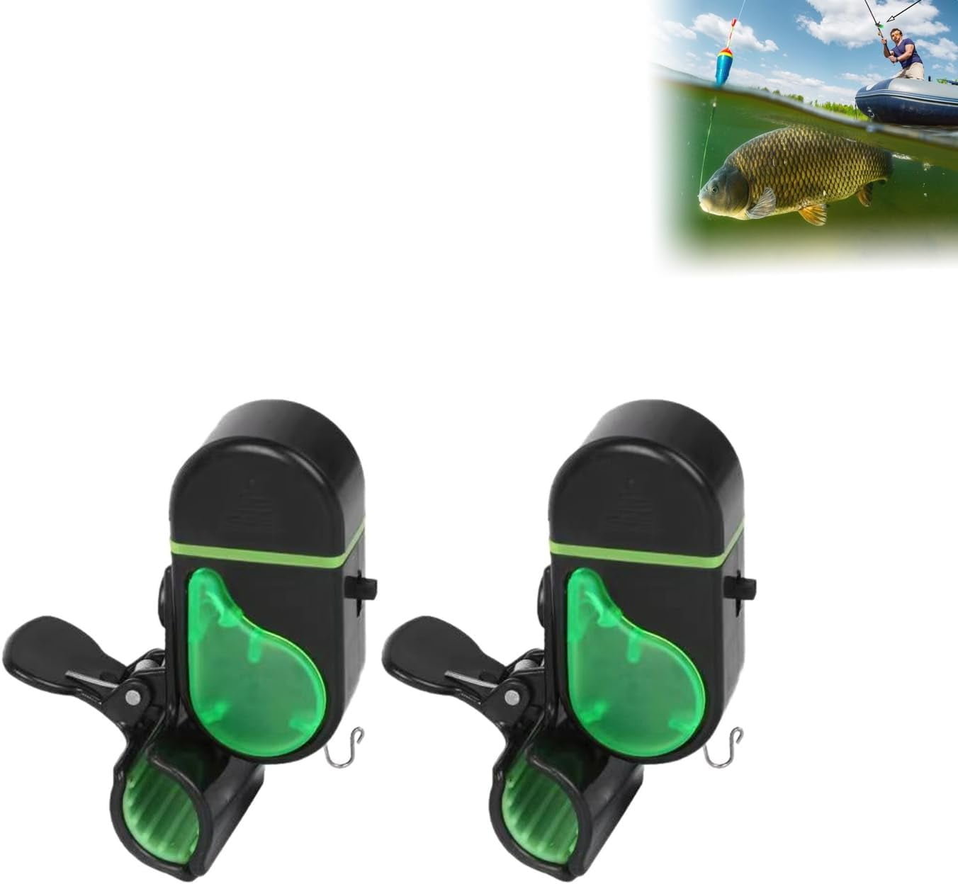 Fishing Bite Alarm with LED Light, 2025 New Smart Fish Bite Alarm ...