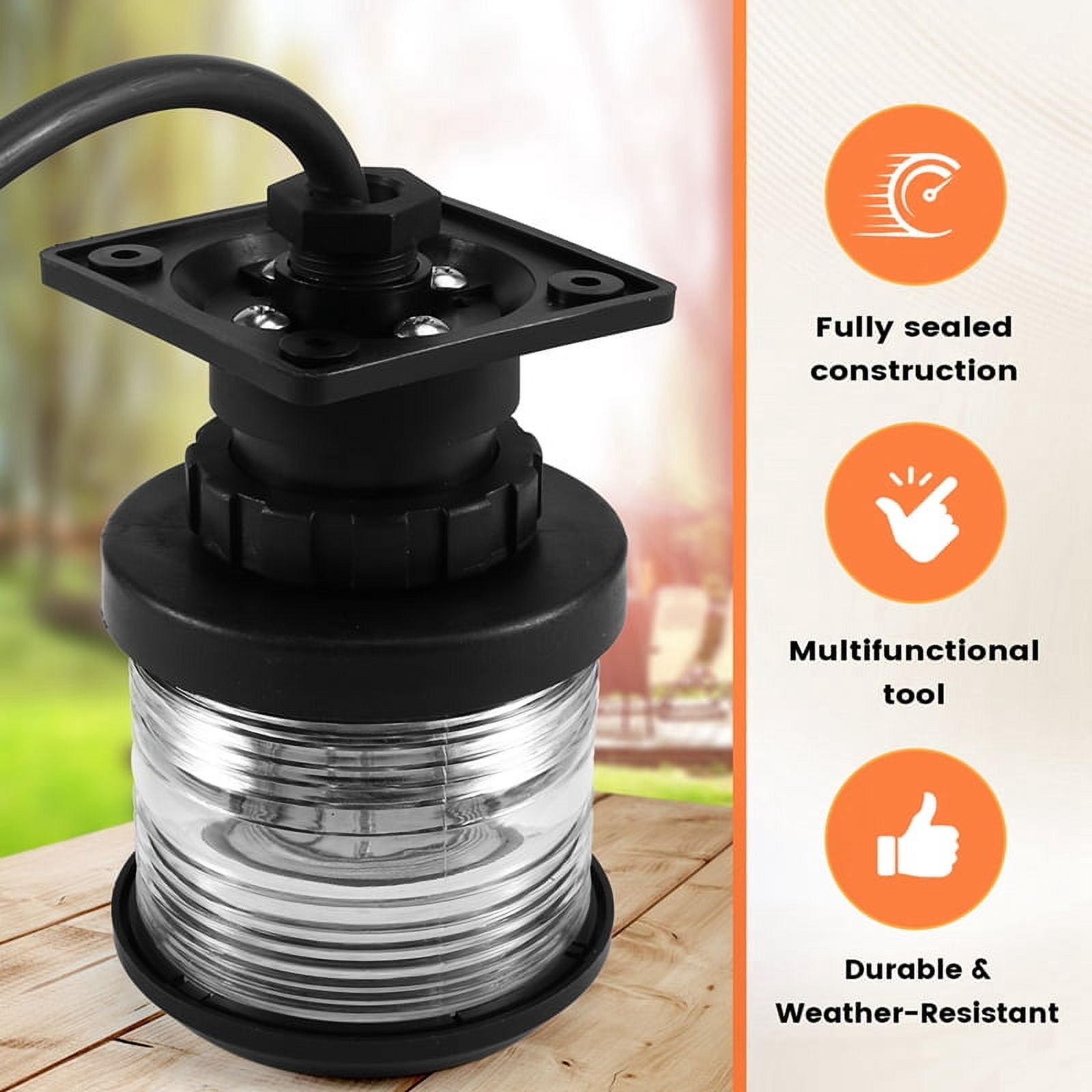 Fishing Boat -3P Single- Ship Navigation Signal Light - Walmart.com