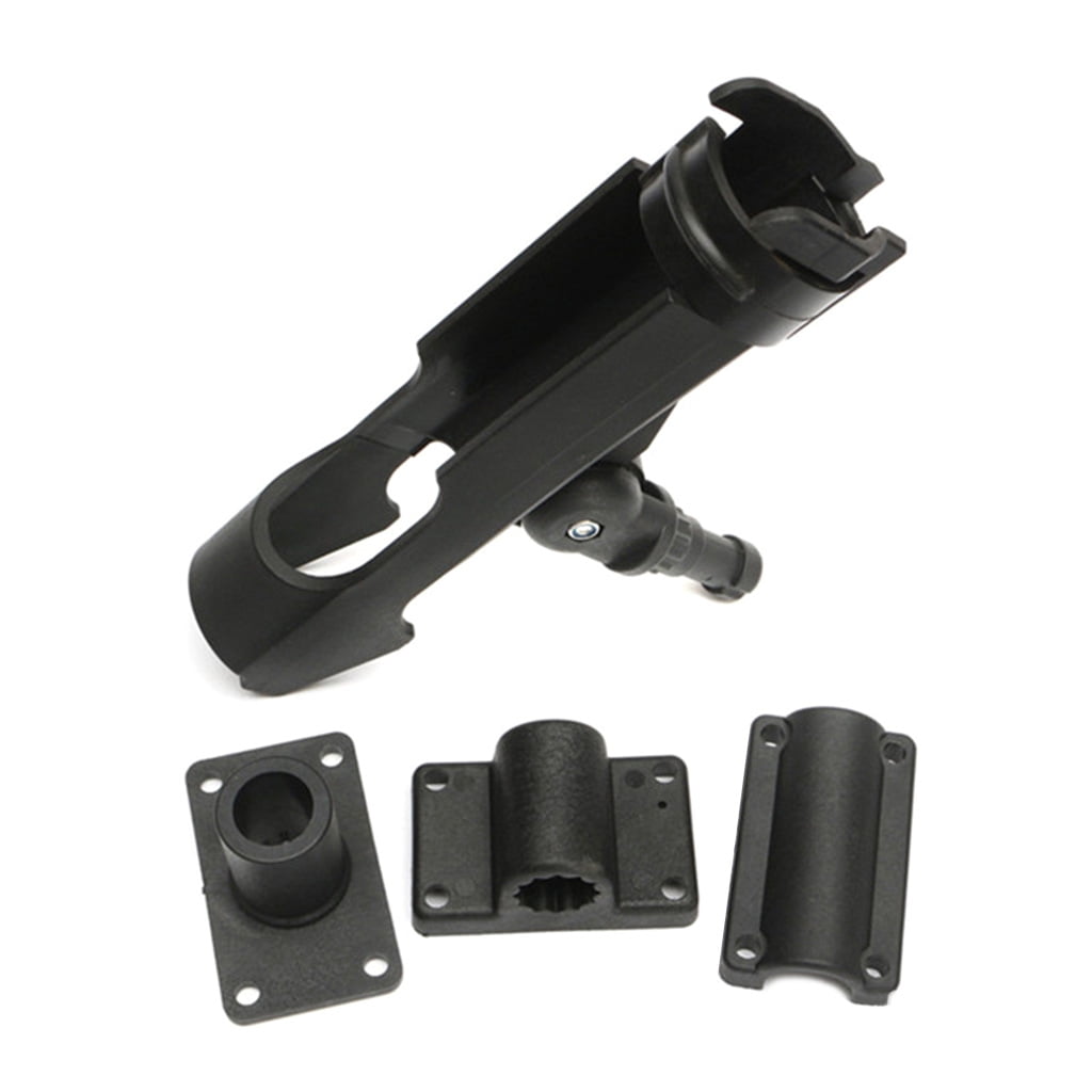 Fishing Boat Rods Holder 360 Degree Rotation Adjustable Gasket Kayak ...