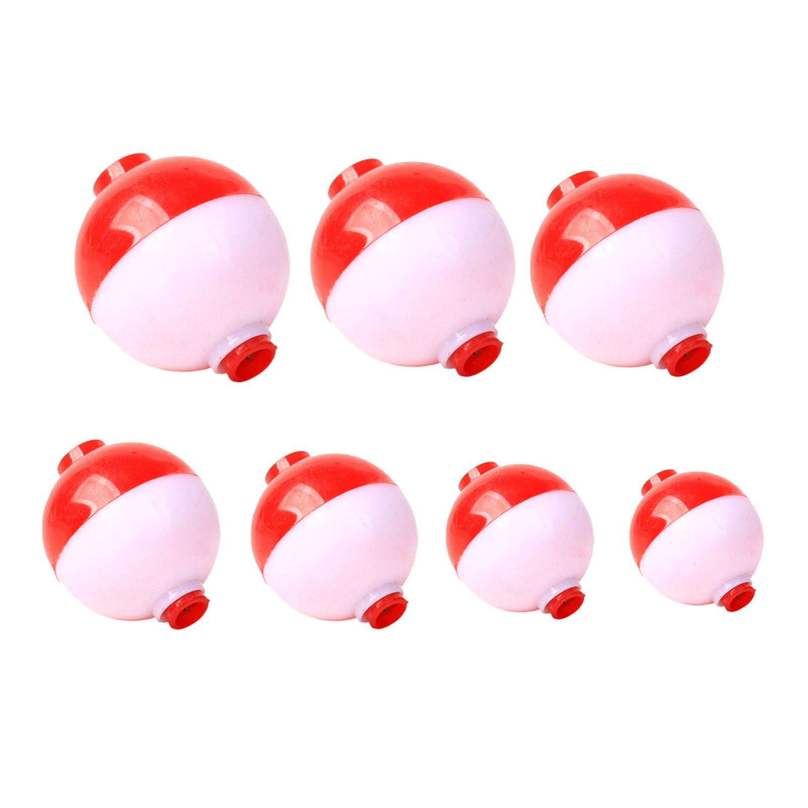 Fishing Bobber Push Button Fishing Float Set , Red, Mixed Size 7PCS ...
