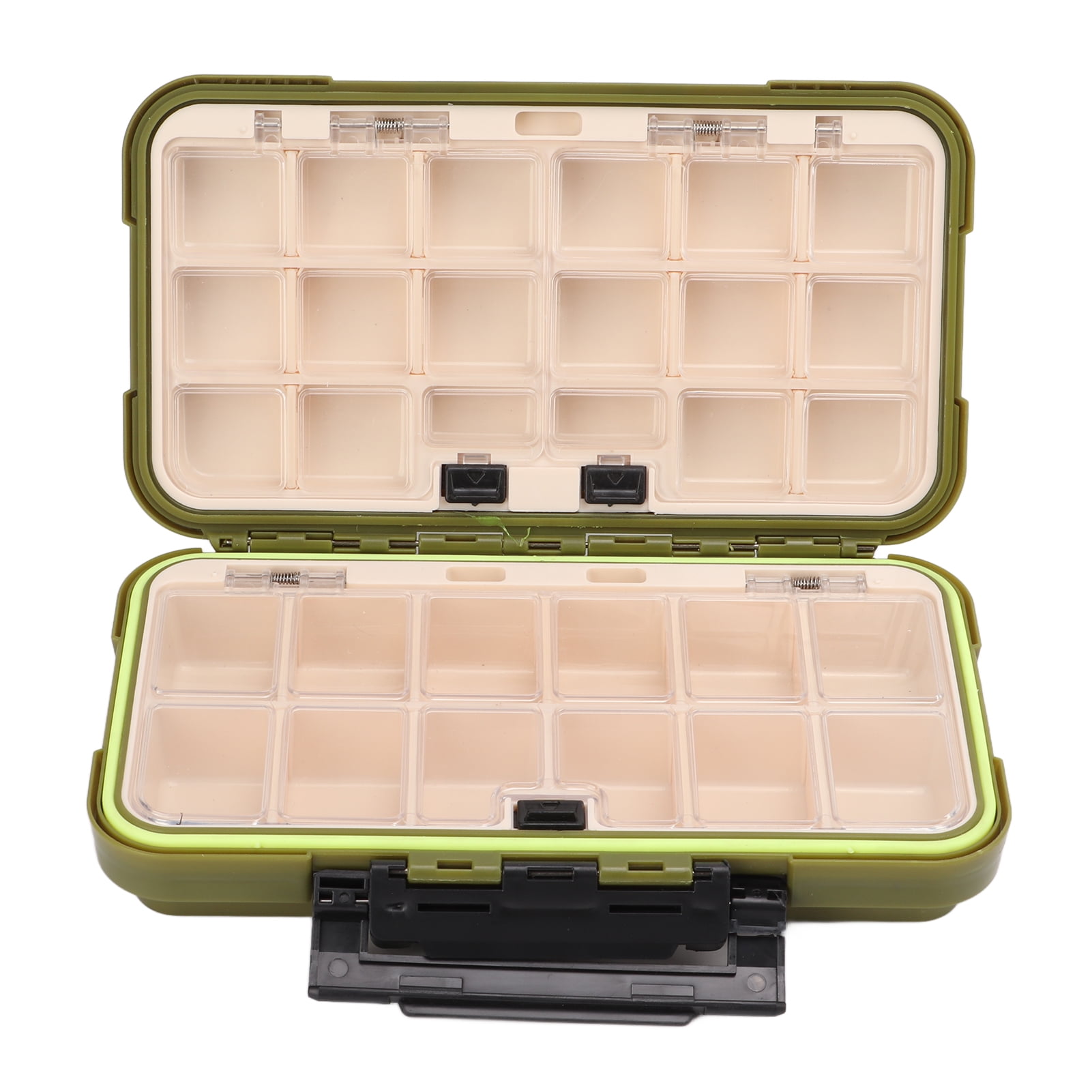 Fishing Box Lever Type Side Lock Sliding Design Movable Inserts Storage ...