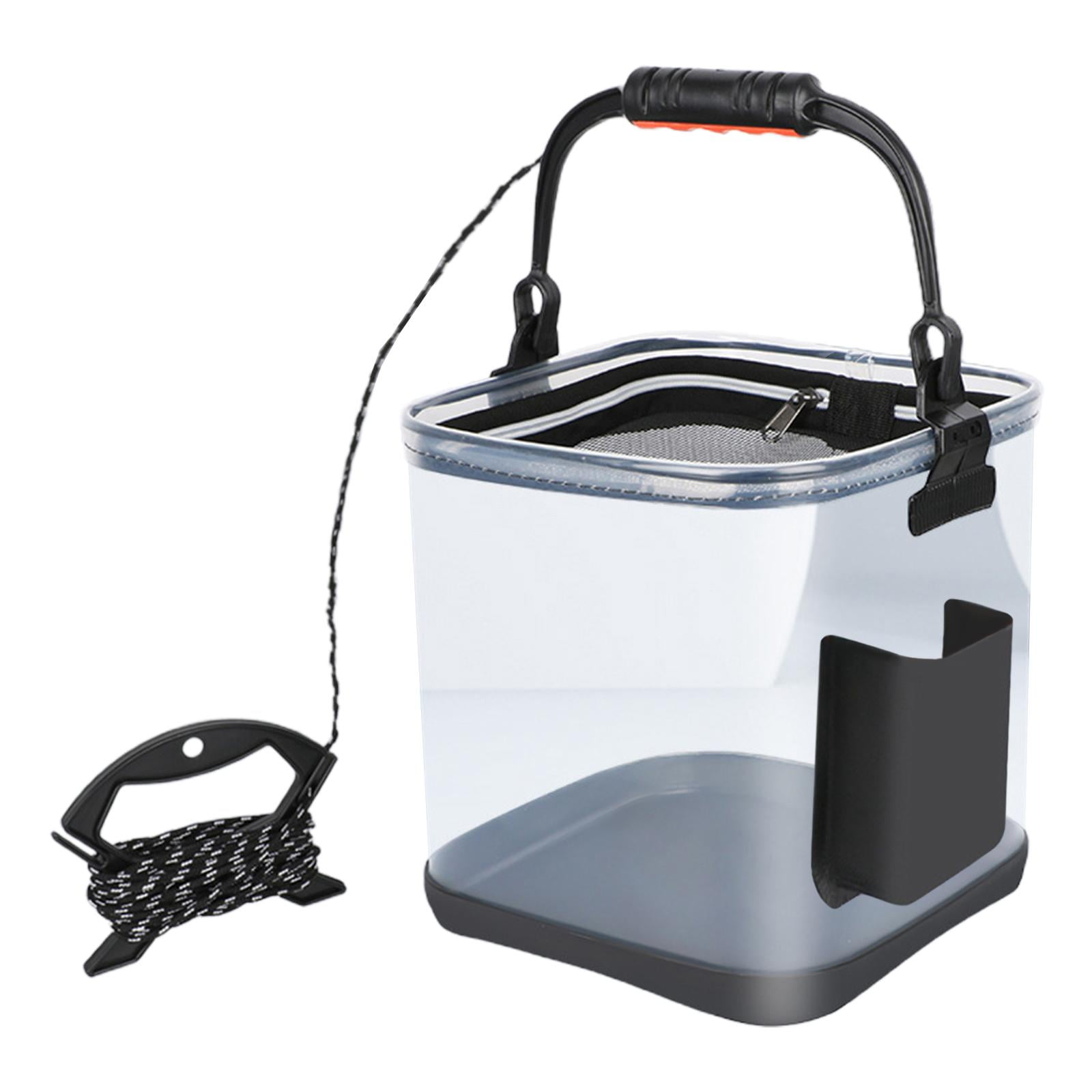 Fishing Bucket Collapsible Fishing Bucket Thick Convenient Durable with ...