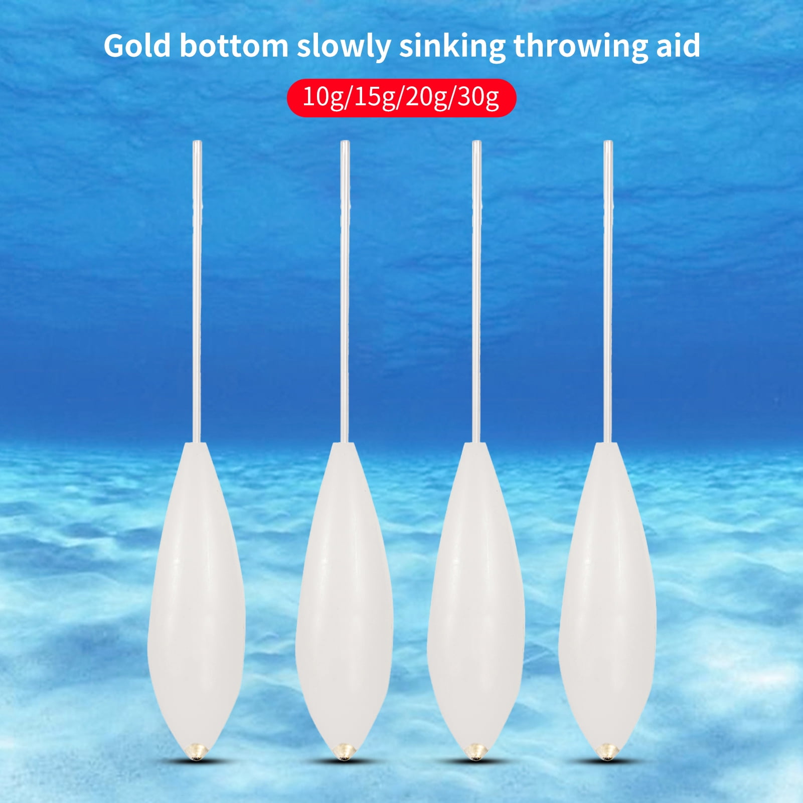 Fishing Buoy Slow Sinking Easy to Use Acrylic Fishing Tackle Floating ...