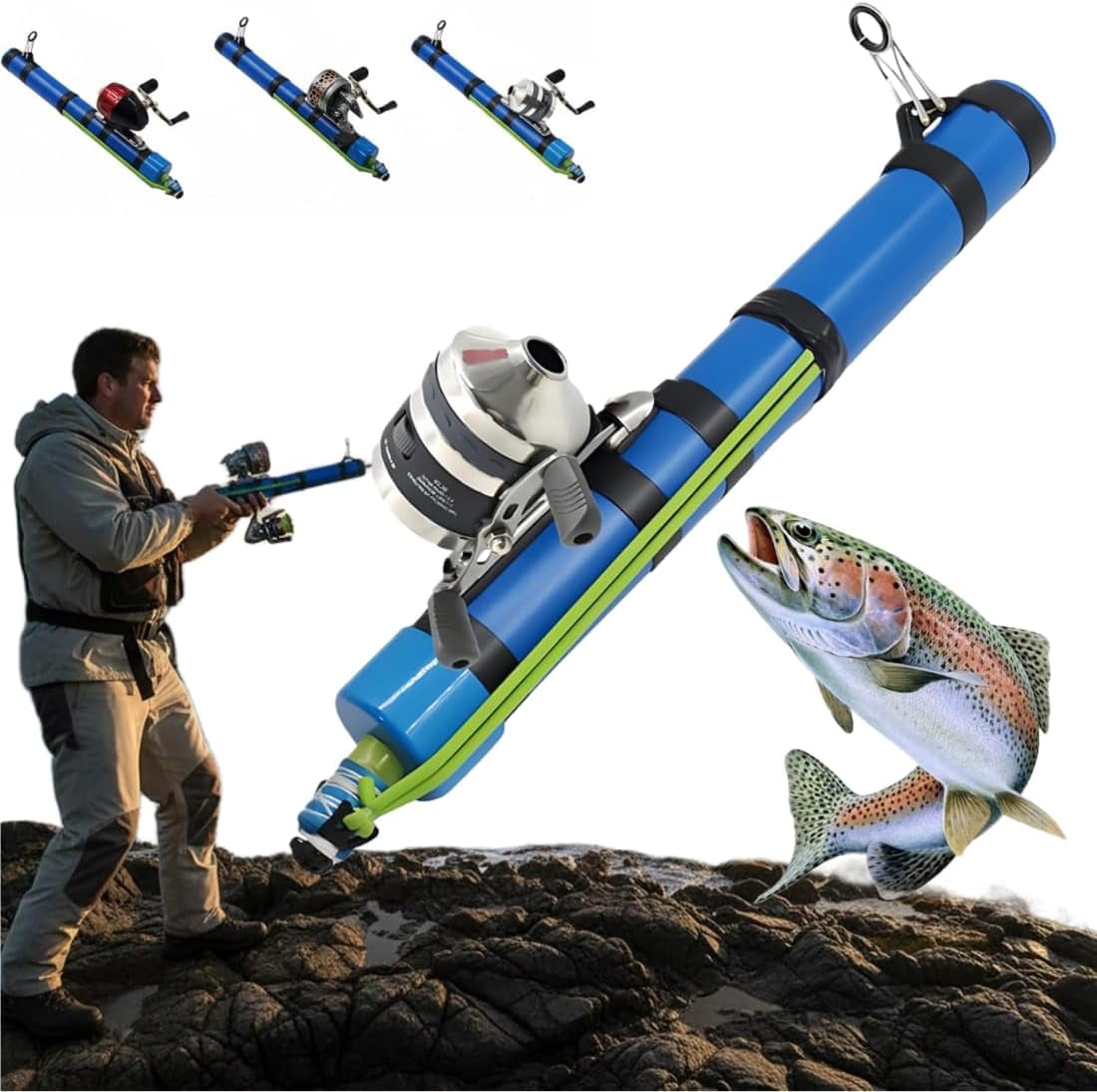 Fishing Catapult Rod, 2026 Upgraded Catapult Fishing Rod, Professional ...