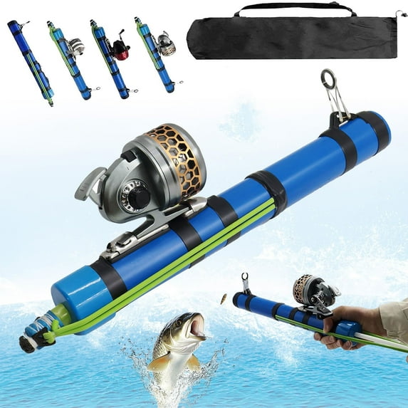 Fishing Catapult Rod, 2026 Upgraded Compact & Portable Catapult-Lure ...
