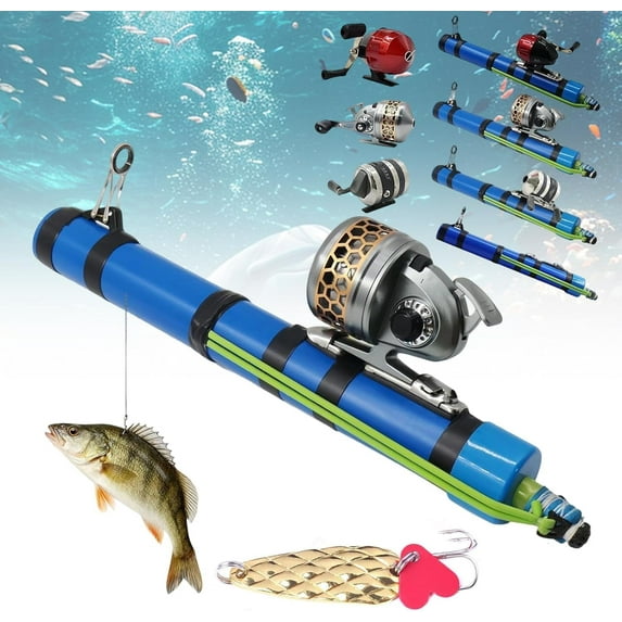 Fishing Catapult Rod with Adjustable Latex Tube, Portable Bait Casting ...