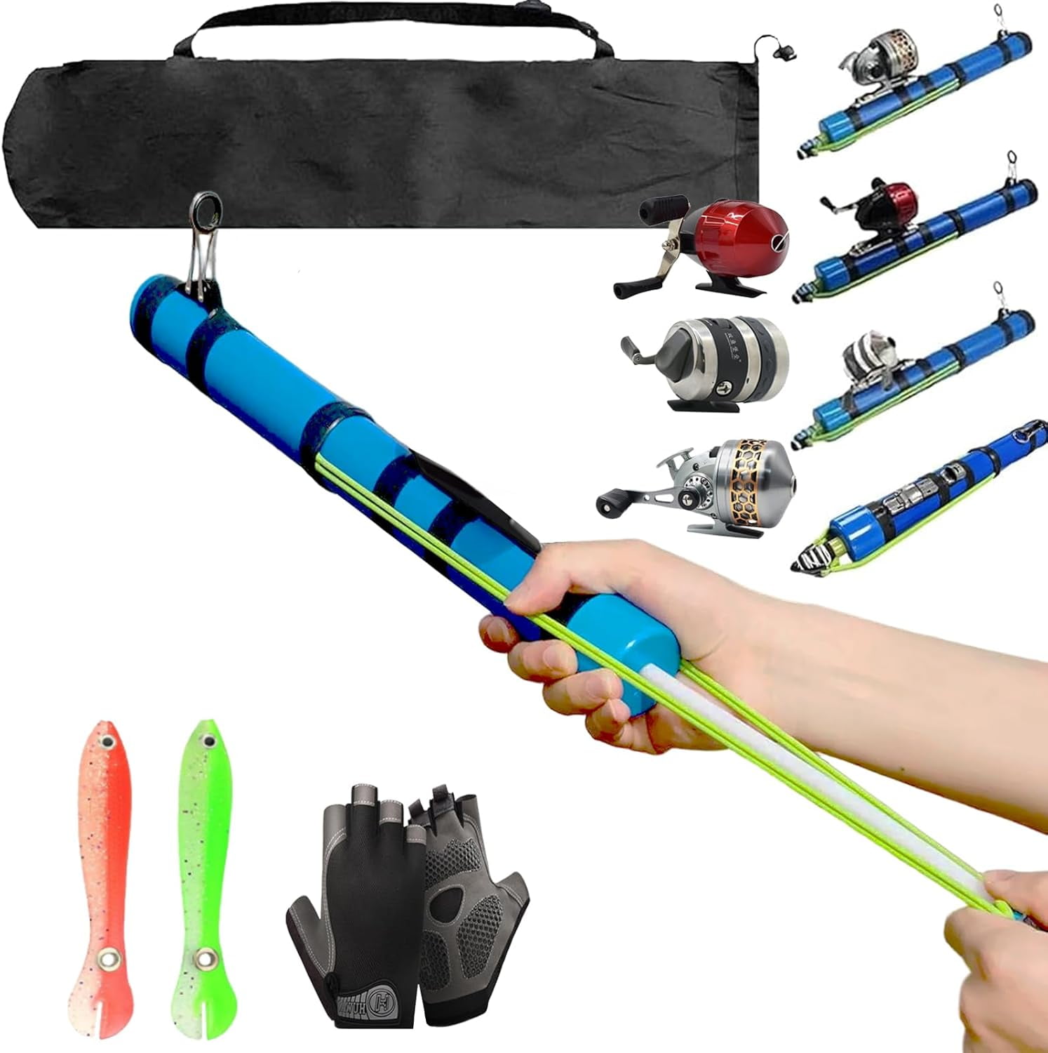 Fishing Catapult Rod, Catapult & Ice Fishing Rod, Telescopic Lure ...