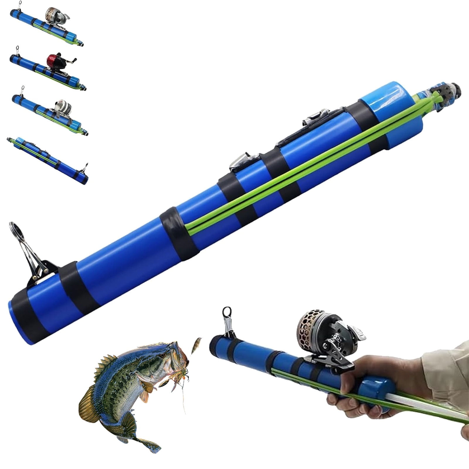 Fishing Catapult Rod, Portable Catapult Fishing Lure Angling Tools ...