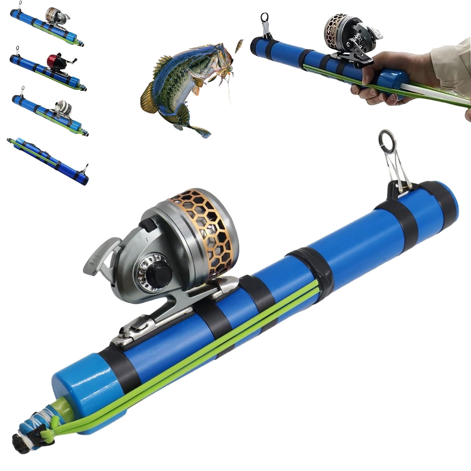 Fishing Catapult Rod, Portable Catapult Fishing Lure Angling Tools ...