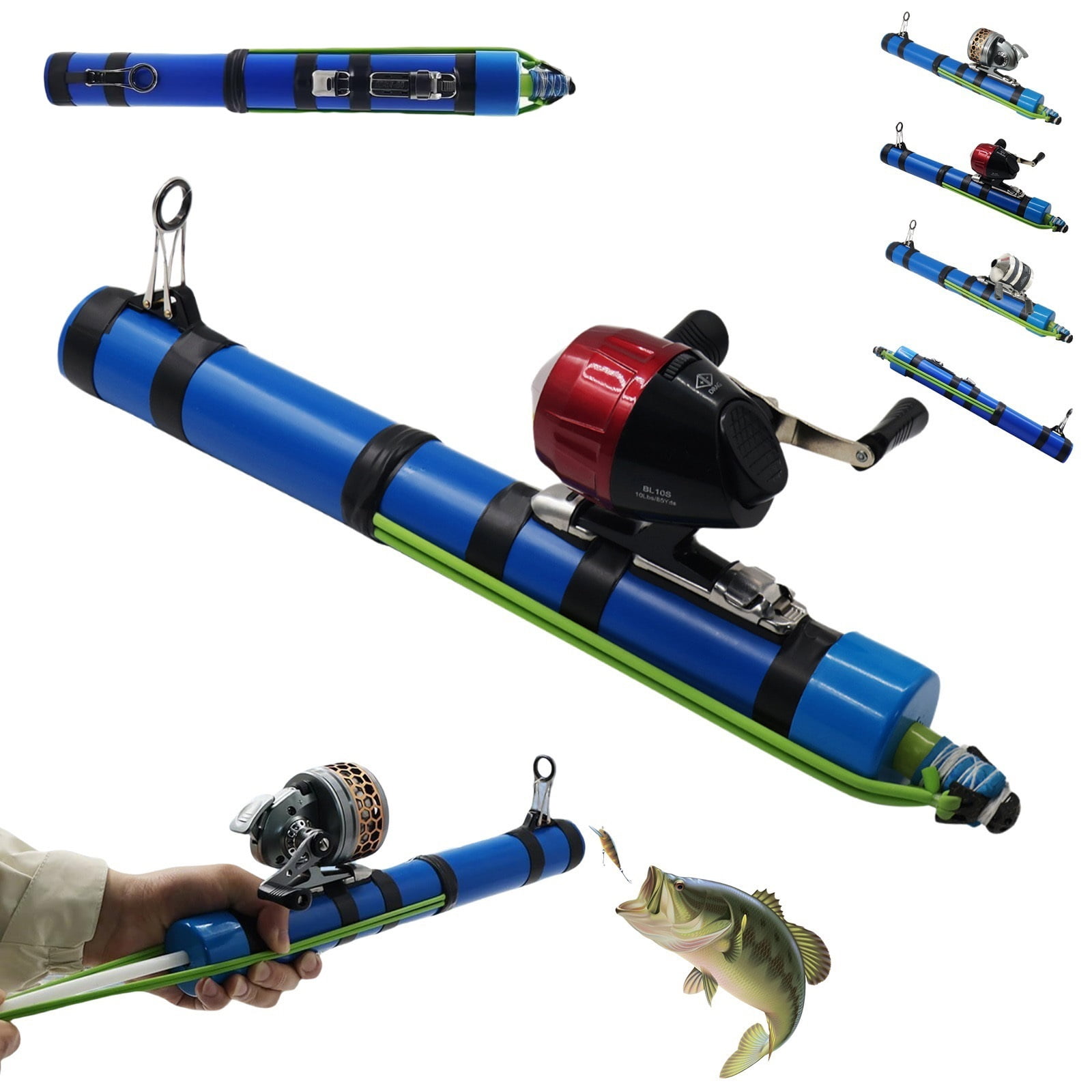 Fishing Catapult Rod, Portable Slingshot Fishing Reel Gear, Catapult ...