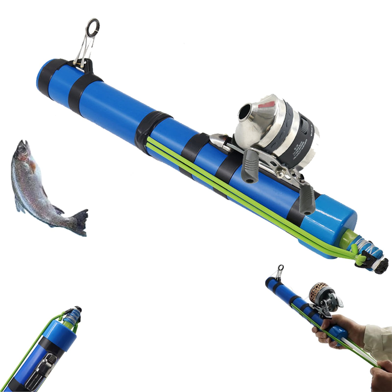 Fishing Catapult Rod, Professional Pole Shooting Compact Telescopic ...