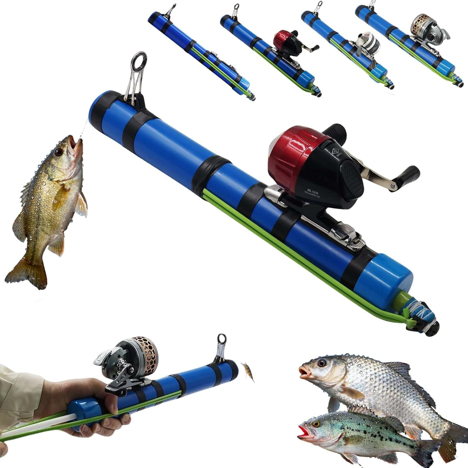 Fishing Catapult Rod - Professional Telescopic Slingshot Fishing Reel ...