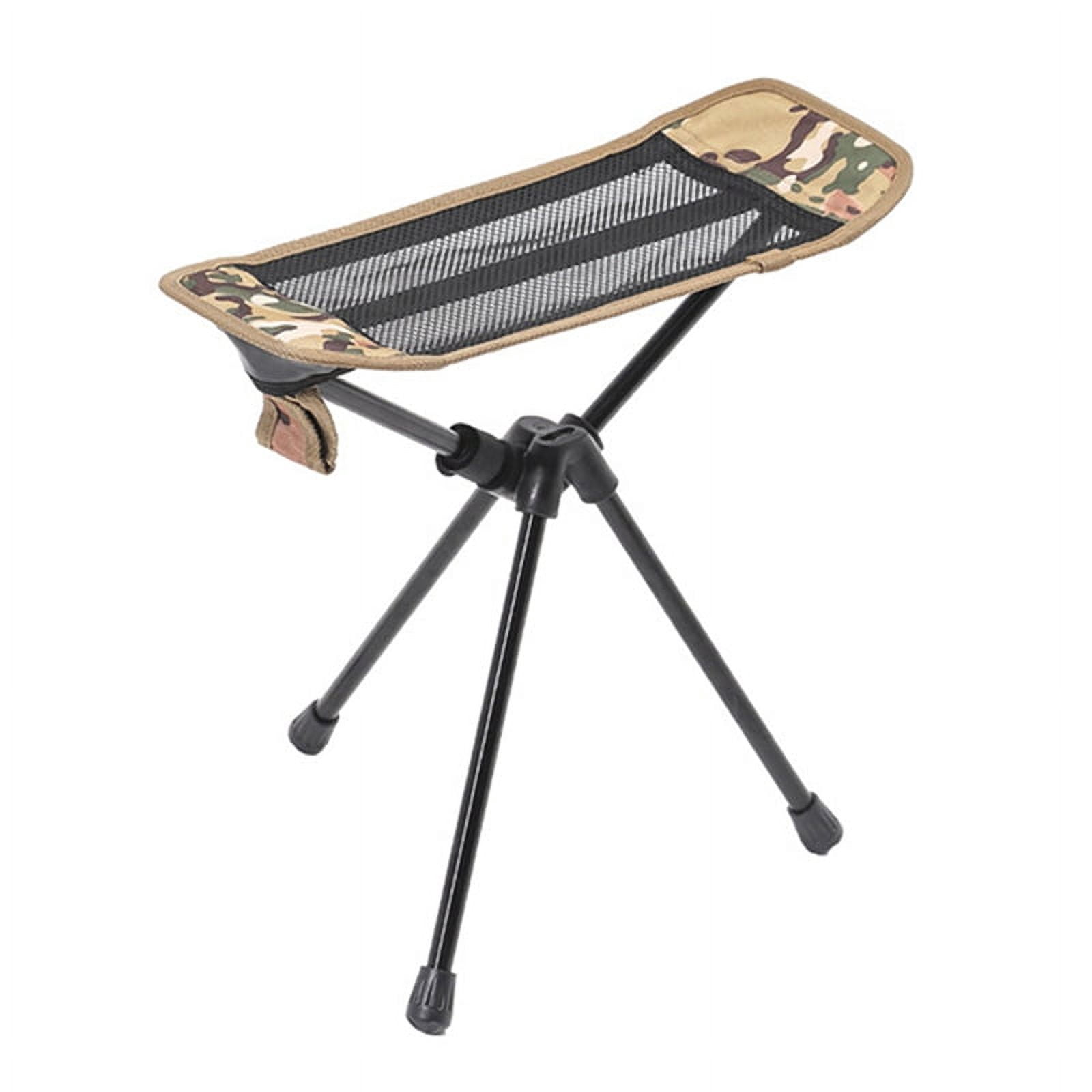 Fishing Chair Mesh Splicing Folding Fishing Chair Footrest Camping ...