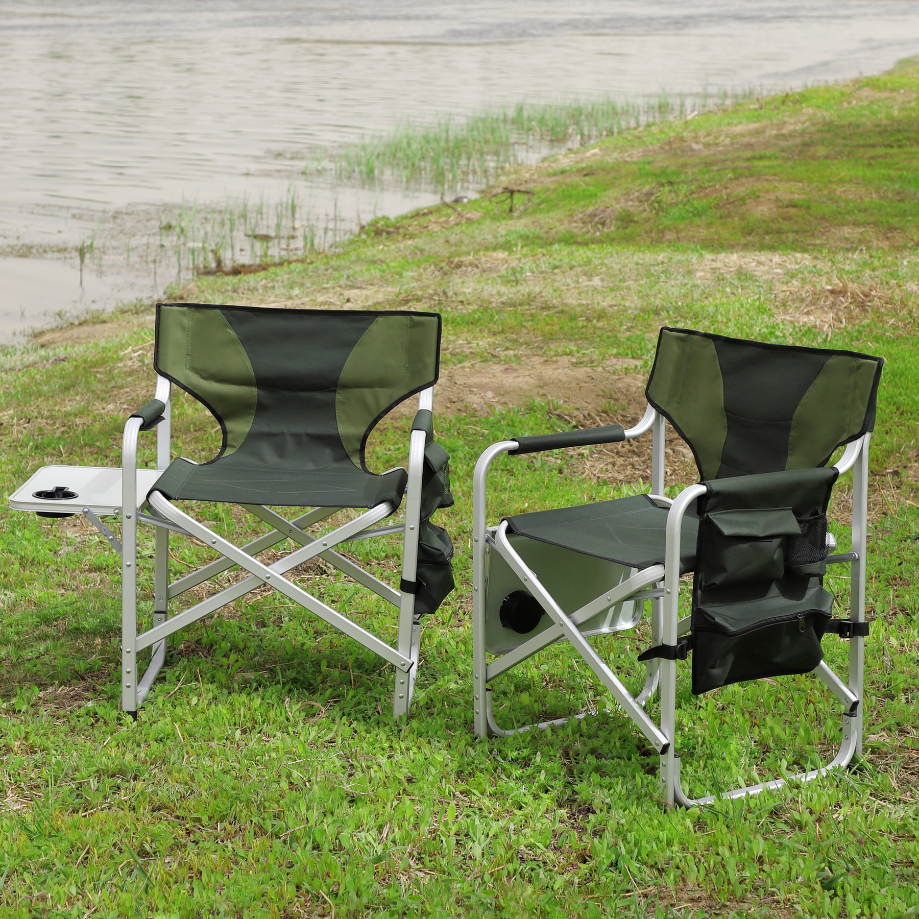 Fishing Chair With Side Table And Storage - , Scratch- Portable For ...