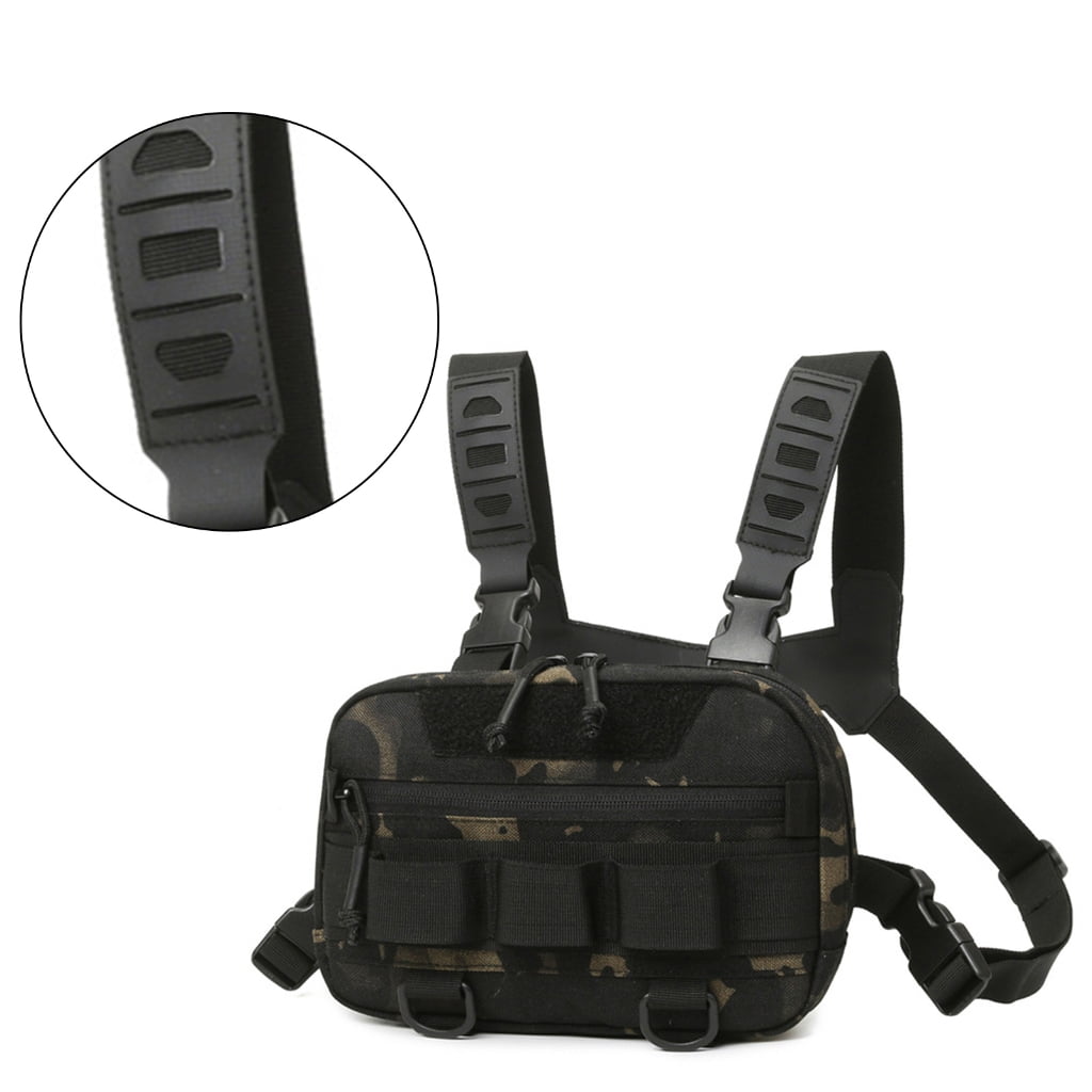 Fishing Chest Bag Running Backpacks Outdoor Travel Vest Bag Front Chest ...