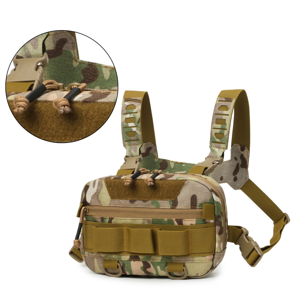 Fishing Chest Bag Running Backpacks Outdoor Travel Vest Bag Front Chest ...