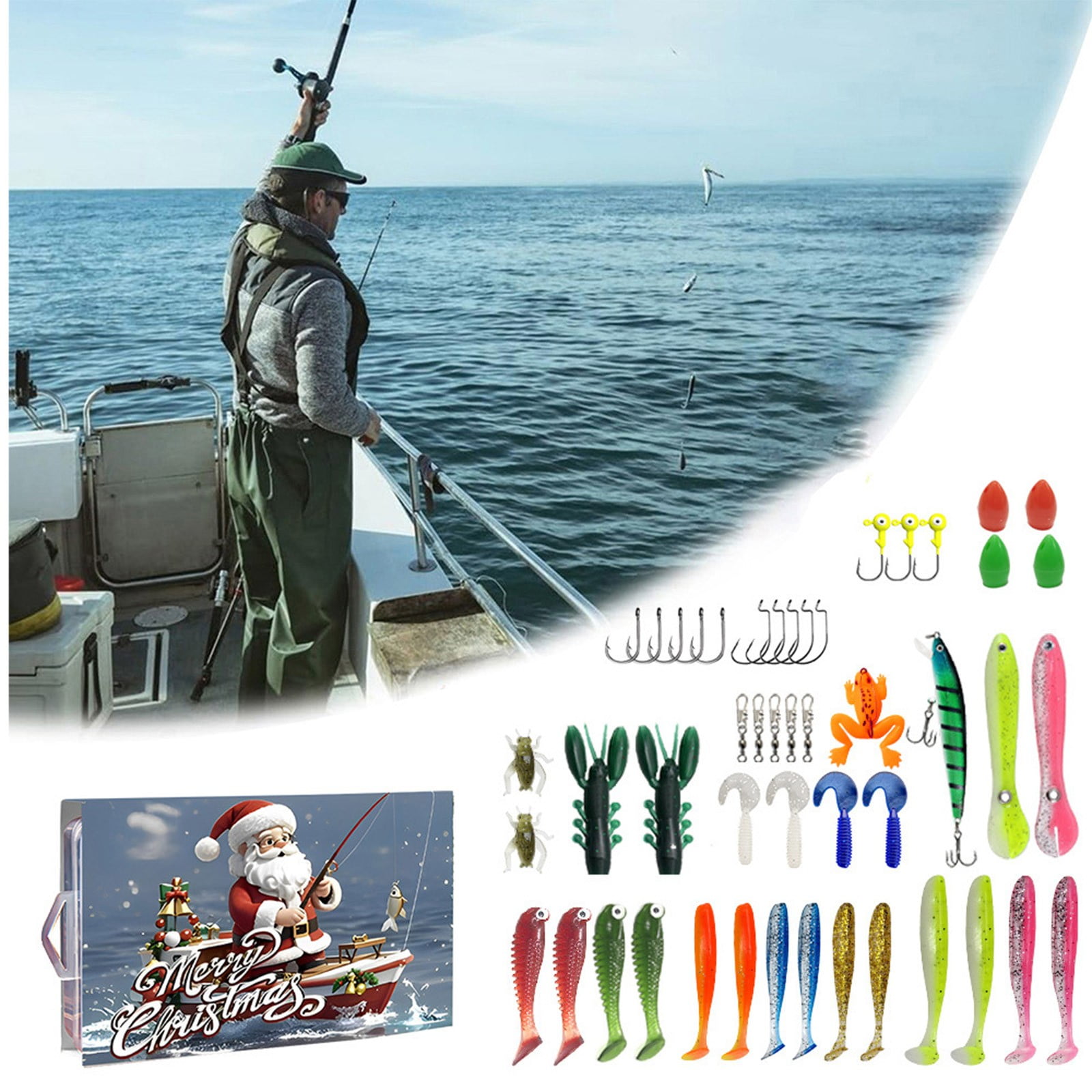 Fishing Christmas Advent Countdown Set for Enthusiasts - Daily Surprise ...