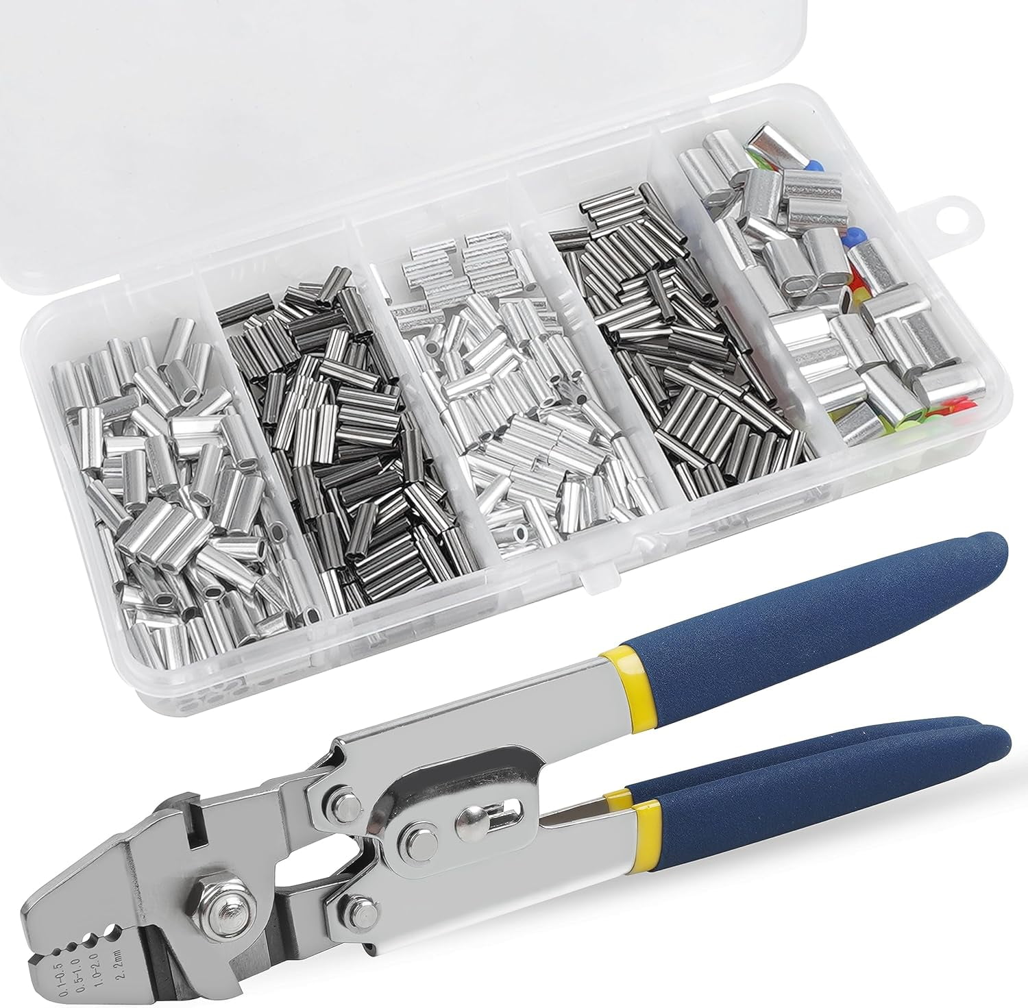 Fishing Crimping Tool Kit,Stainless Steel Fishing Crimping Pliers Wire ...