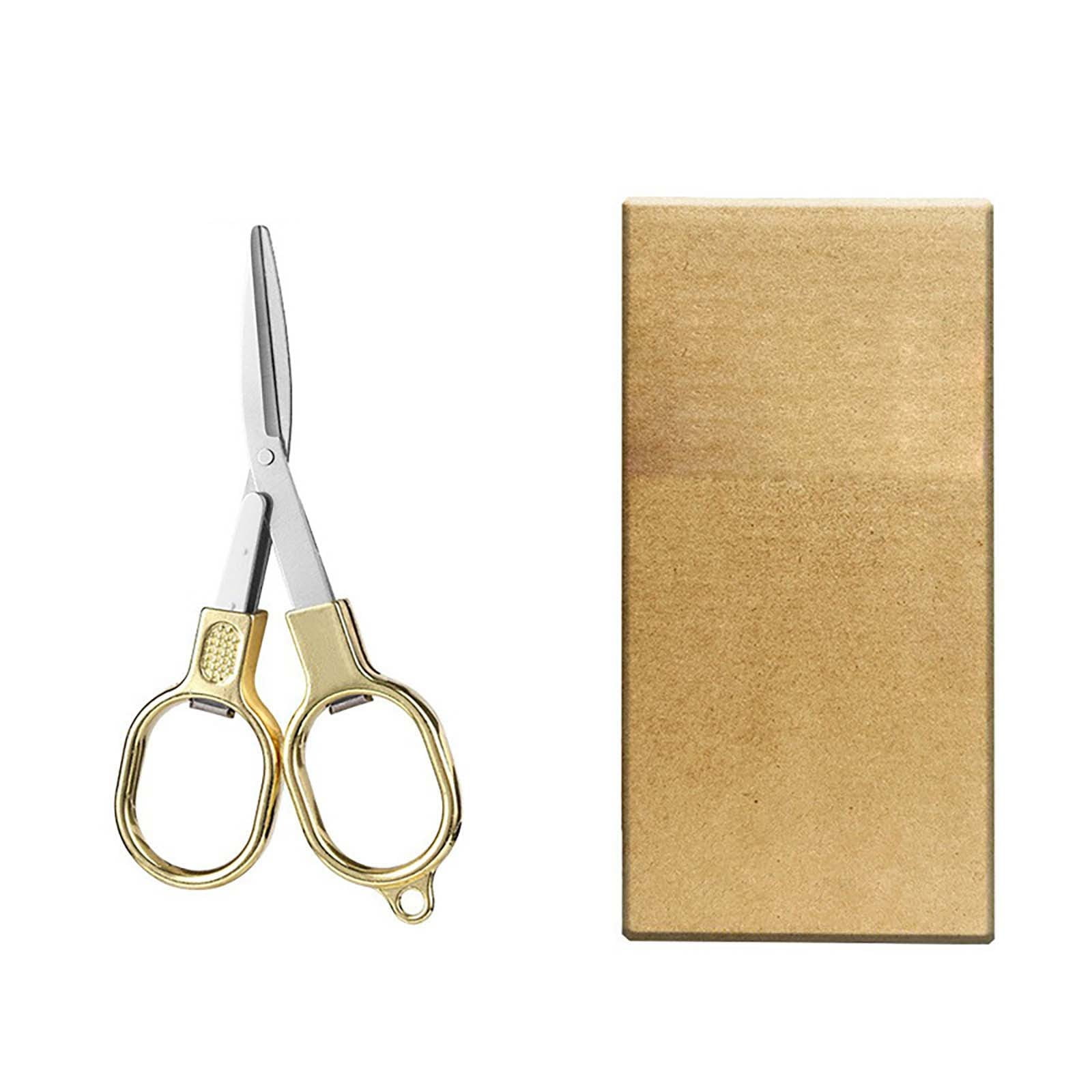 Fishing Double Loop Folding Scissors Portable Mini Fishing Home Trumpet ...