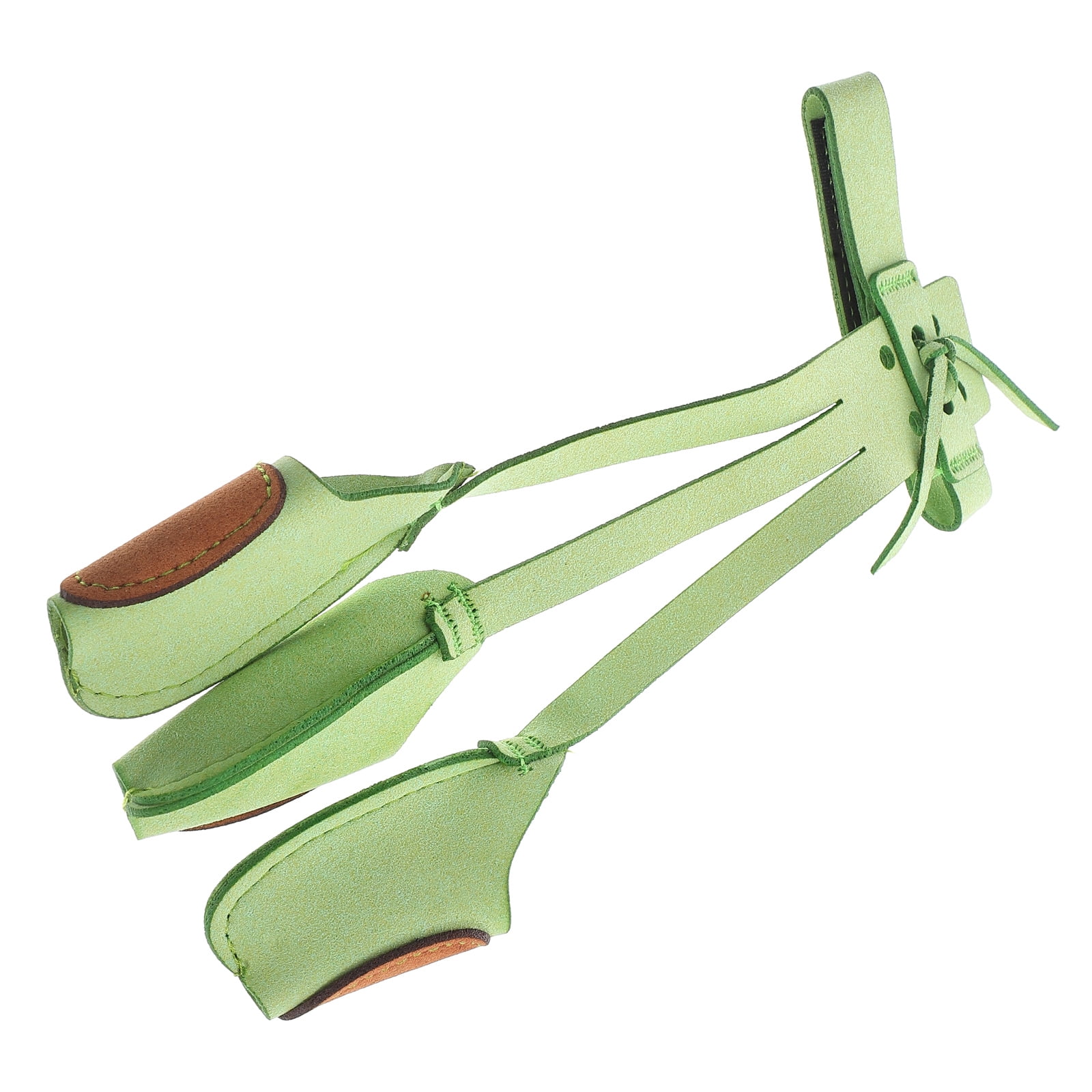 YSNOOWE Archery Glove Light Green Fiber Finger Protection Safety 1Set ...