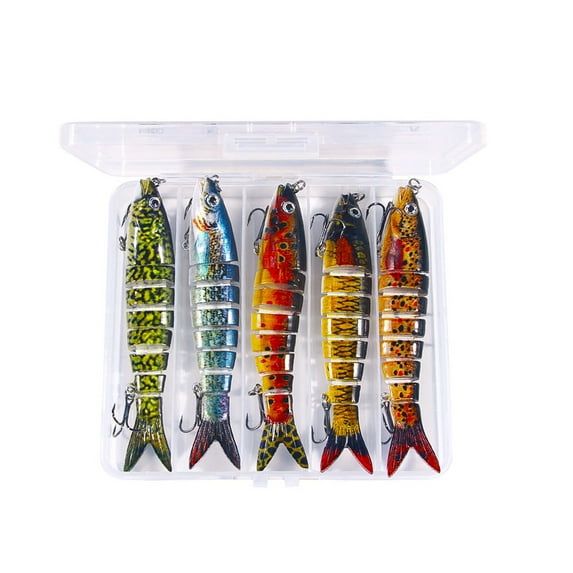 Fishing Fish Lures Treble Hook Saltwater and Freshwater Swimming Lures ...