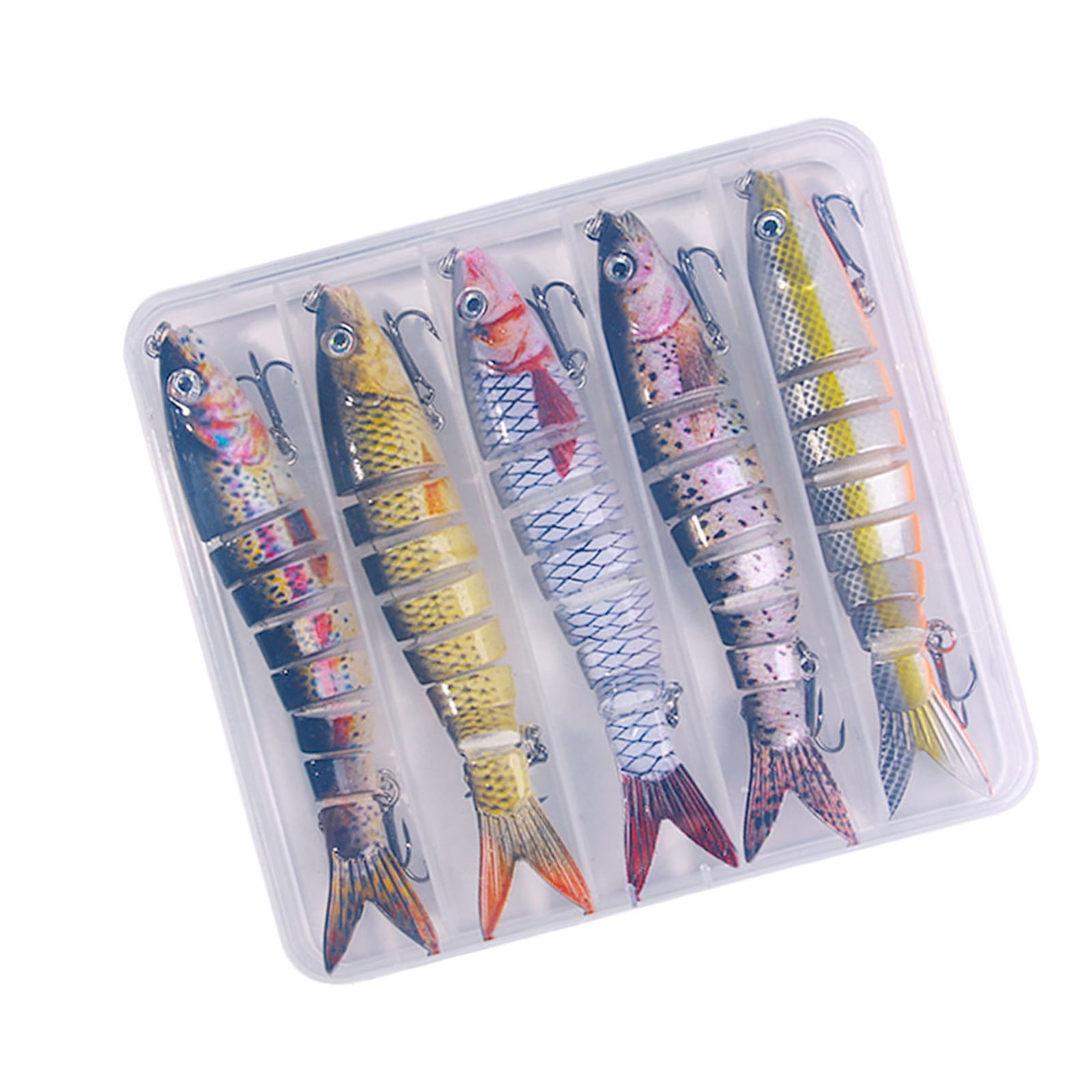 Fishing Fish Lures Treble Hook Saltwater and Freshwater Swimming Lures ...