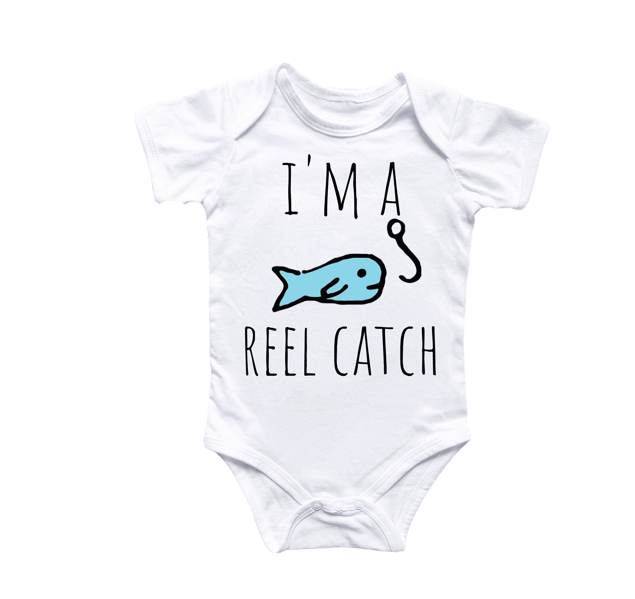 Fishing Fisherman - Baby Boy Girl Clothes Infant Bodysuit Funny Cute Newborn 3 - Walmart.com