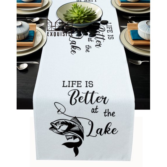 Fishing Fishing Hook Seaside Coffee Table r Home r Farmhouse Rustic r ...