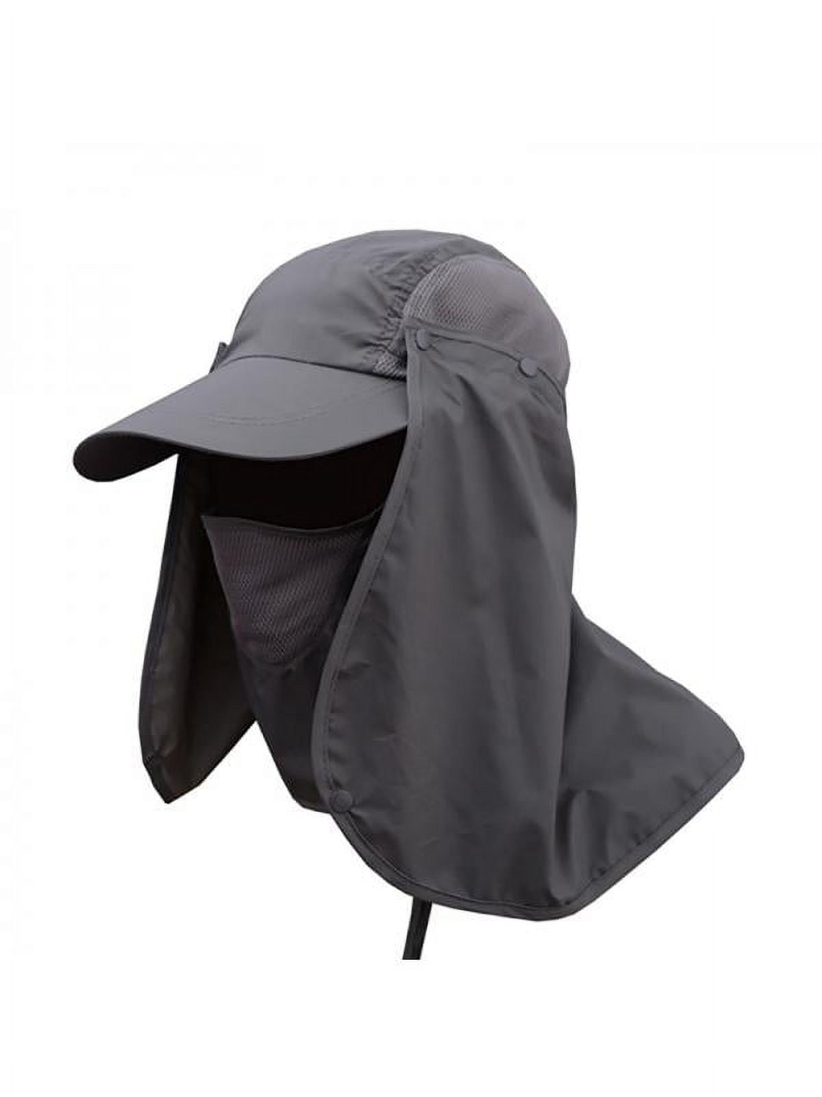 Fishing Flap Caps Quick Dry Sunshade UV Protection Removable Ear Neck ...