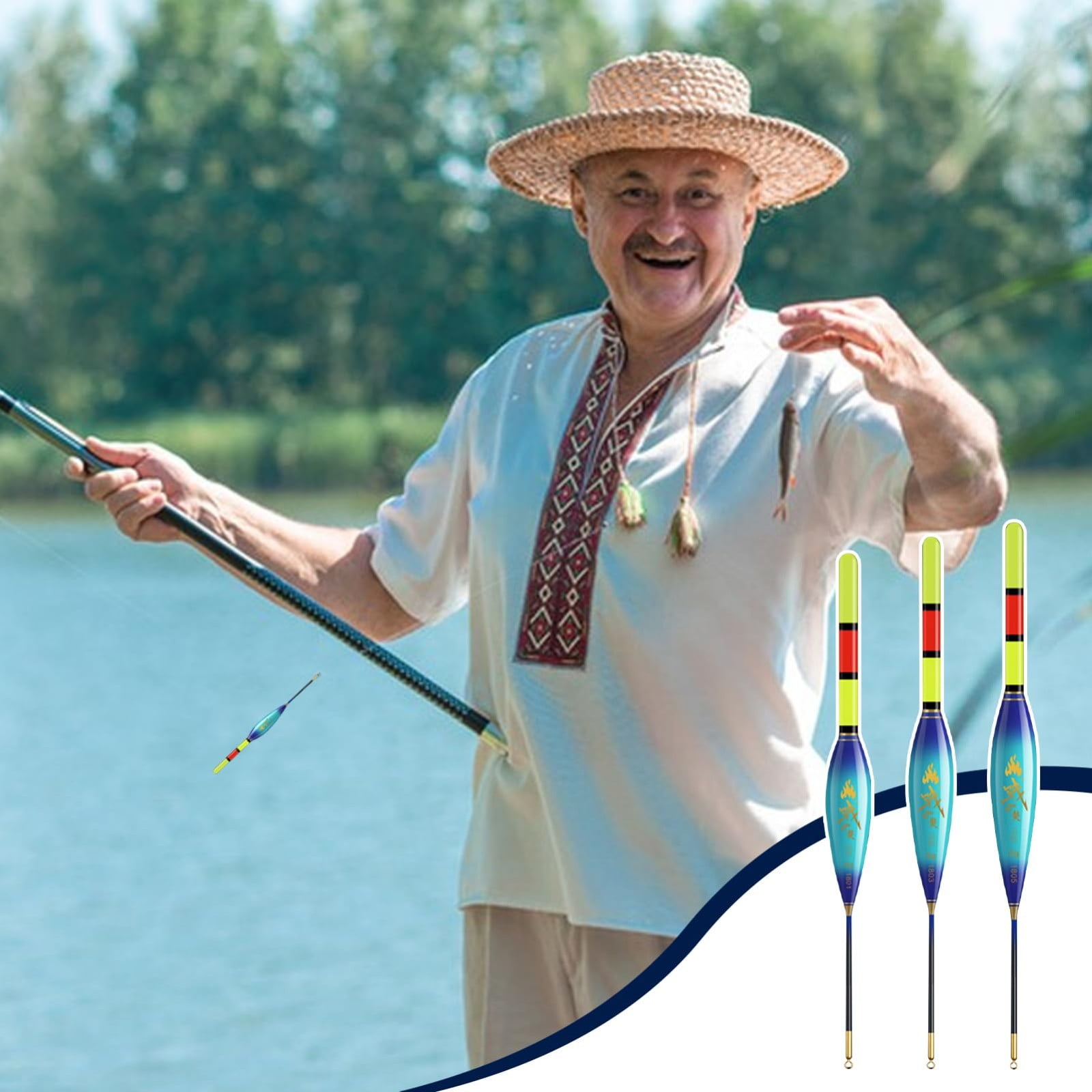 Fishing Float, Day Night Fishing Float with Color Change, Durable Bite ...