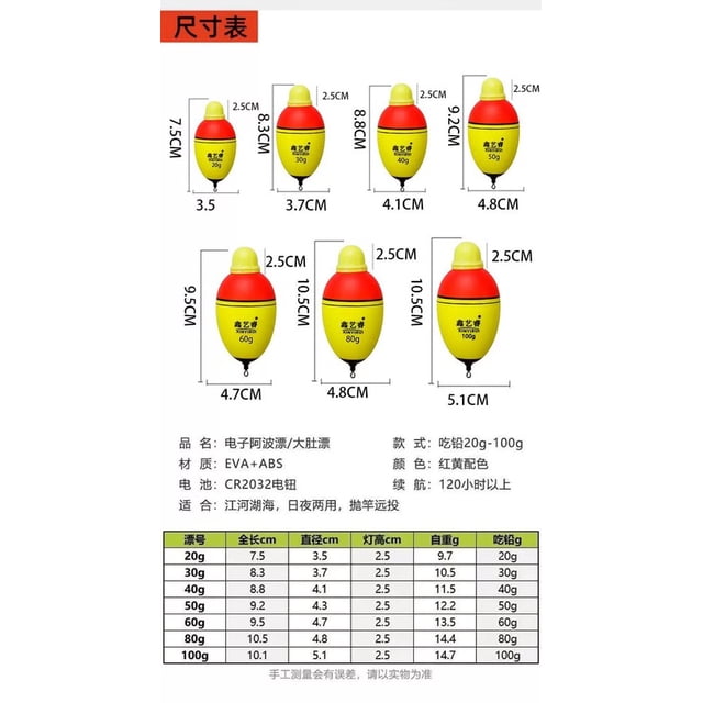 Fishing Float Made of Eva Material Oem Service Is Available. Weight ...
