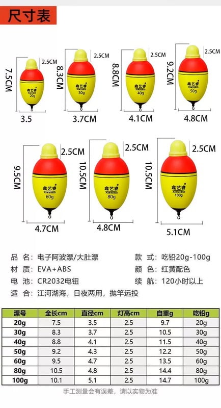 Fishing Float Made of Eva Material Oem Service Is Available. Weight ...