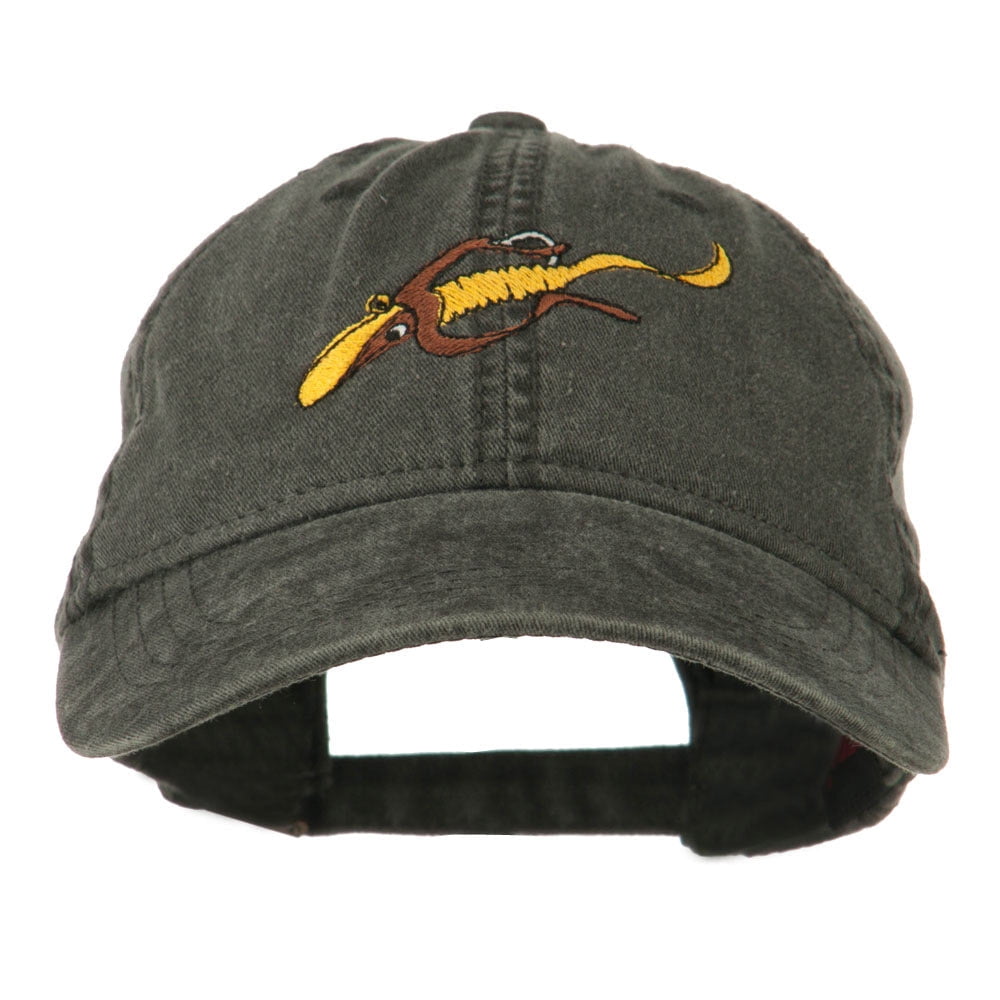Fishing Floating Jig Embroidered Washed Cap - Black OSFM - Walmart.com
