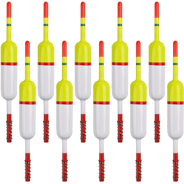 Fishing Floats Bobbers Balsa Wood Slip Bobbers Spring Oval Stick Slip ...