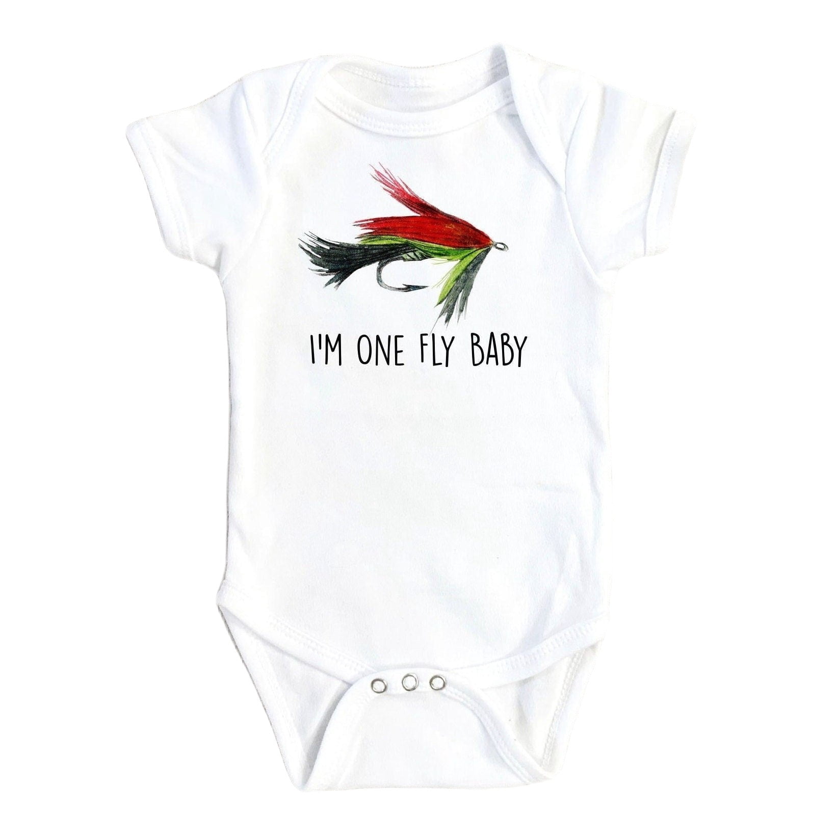 Fishing Fly Baby - Baby Boy Girl Clothes Infant Bodysuit Funny Cute ...