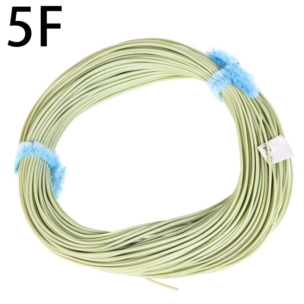 Fishing Fly Line 100FT Weight Forward 5F welded loops - Walmart.com