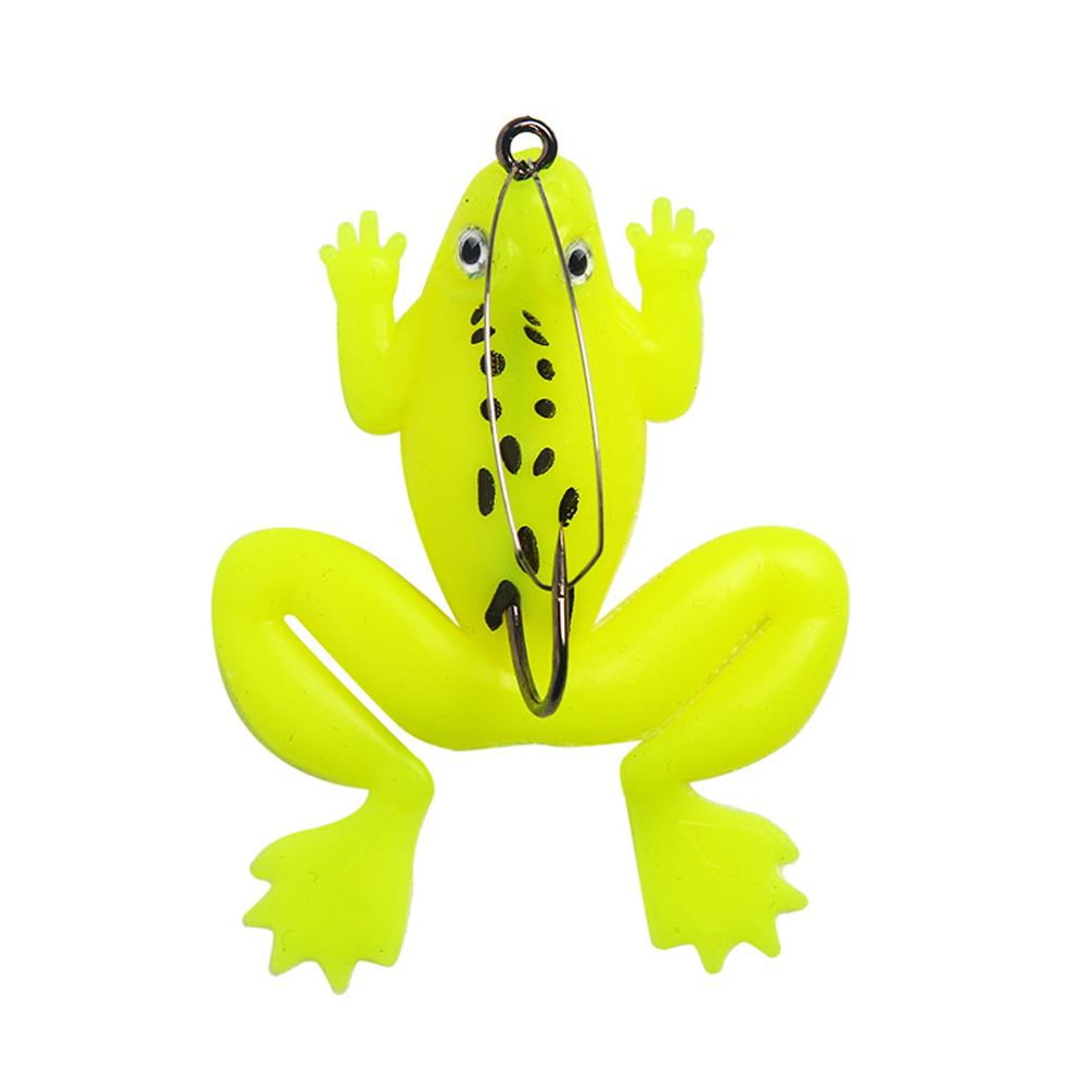 Fishing Frog Lures Pike Perch Bait Soft Rubber Chub Gear EW Trout New ...