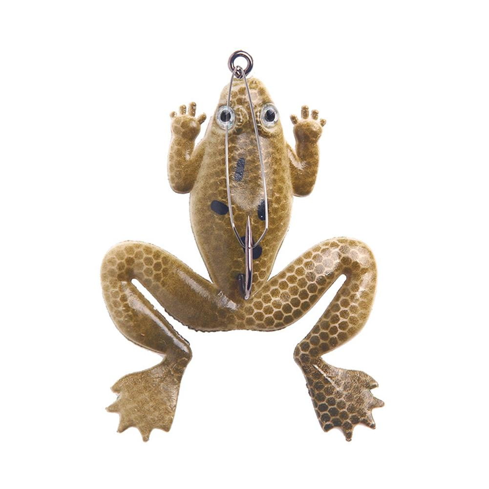 Fishing Frog Lures Pike Perch Bait Soft Rubber Chub Gear EW Trout New ...