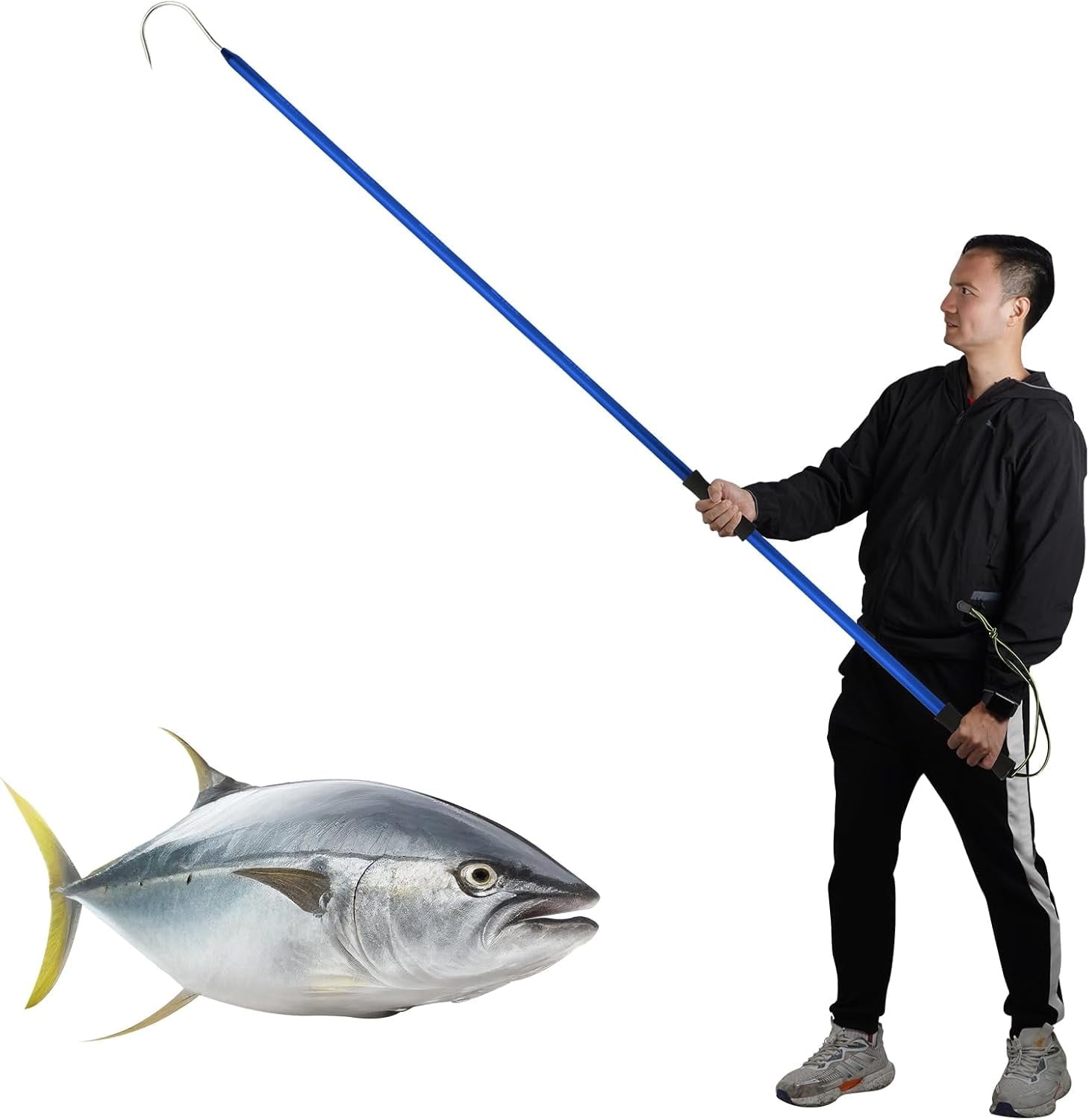 Smarkey Stainless Steel Fishing Gaff Harpoon Pole for Saltwater and ...