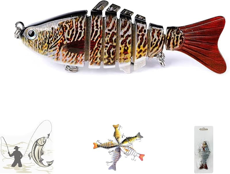 Fishing Gear-Bionic Swimming Bait,Bionic Fishing Lures That Swim by ...