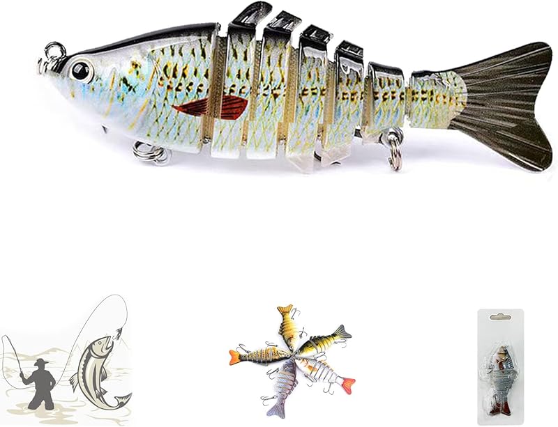 Fishing Gear-Bionic Swimming Bait,Bionic Fishing Lures That Swim by ...