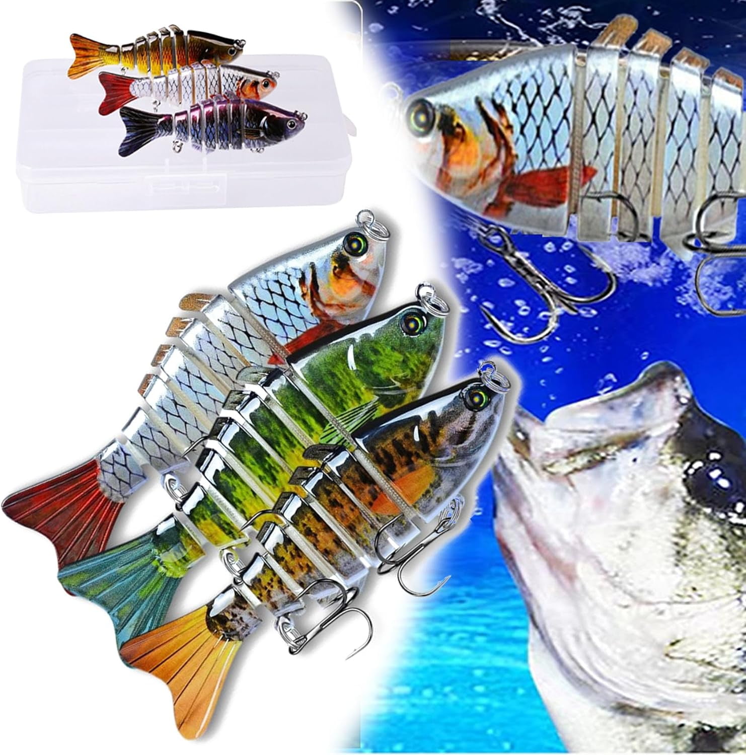 Fishing Gear - Bionic Swimming Bait, Robotic Fishing Lure, 3D Lifelike ...